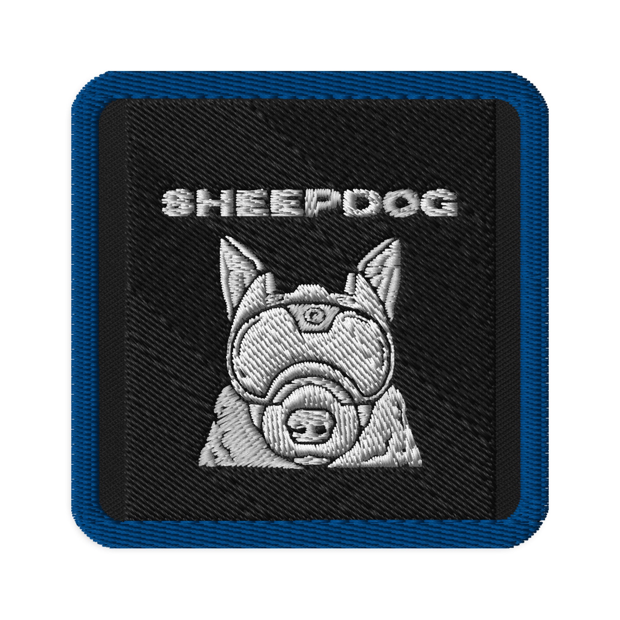 Sheepdog Embroidered patches – Grafted in Graphics
